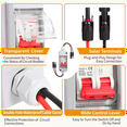Solar Panel Disconnect Switch DC 500V Circuit Breaker Box 32Amp IP65 ...