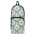 ALAZA Green Gold Bows Pencil Case Pen Pouch Stationery Organizer Bag ...