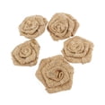 BESTYASH 5Pcs Wedding Burlap Decoration Flower Light Yellow for ...