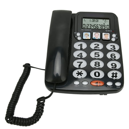 Corded Phone Corded Telephone Wired Landline Caller Id Phone Corded ...
