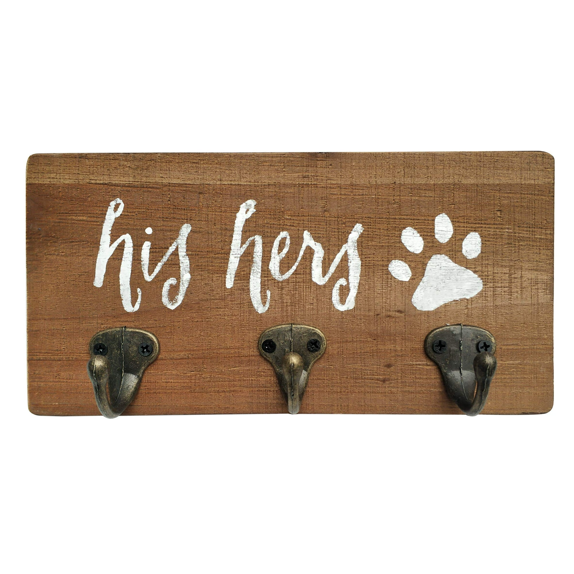 Click here for Nitynp His Hers Dog Leash Key Holder For Wall  Key... prices