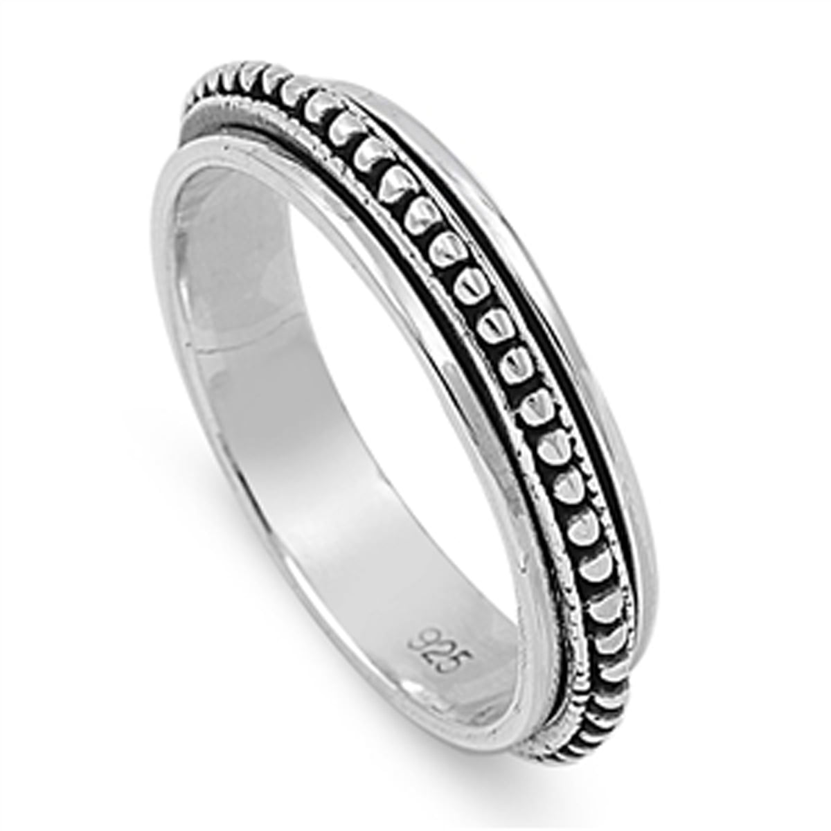 Sterling Silver Women s Spinner Bead Bali Ring Sizes 6 14 Ring Size sterling-silver-women-s-spinner-bead-bali-ring-sizes-6-14-ring-size