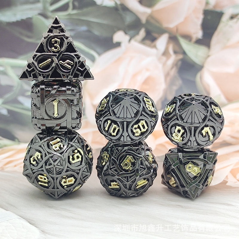 Dados de metal sólido Grupo de corredores Cthulhu COC Dungeons ...