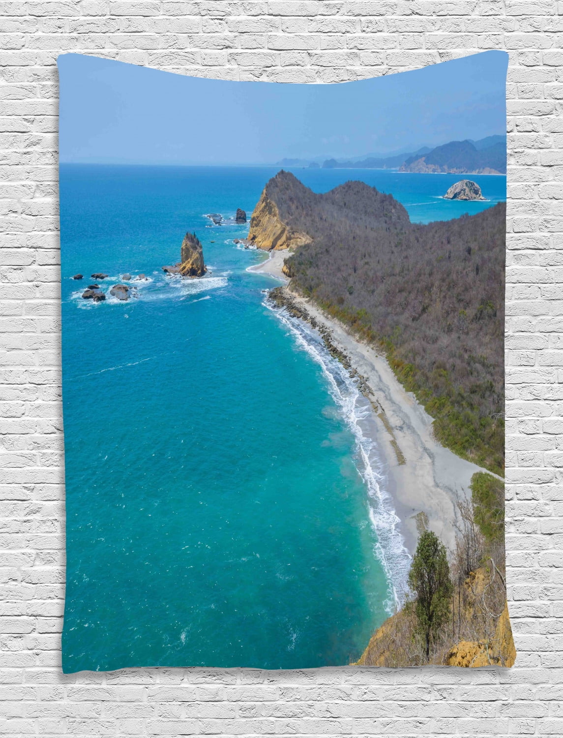 Ecuador Tapestry, Fascinating Los Frailes Beach Panoramic Aerial ...
