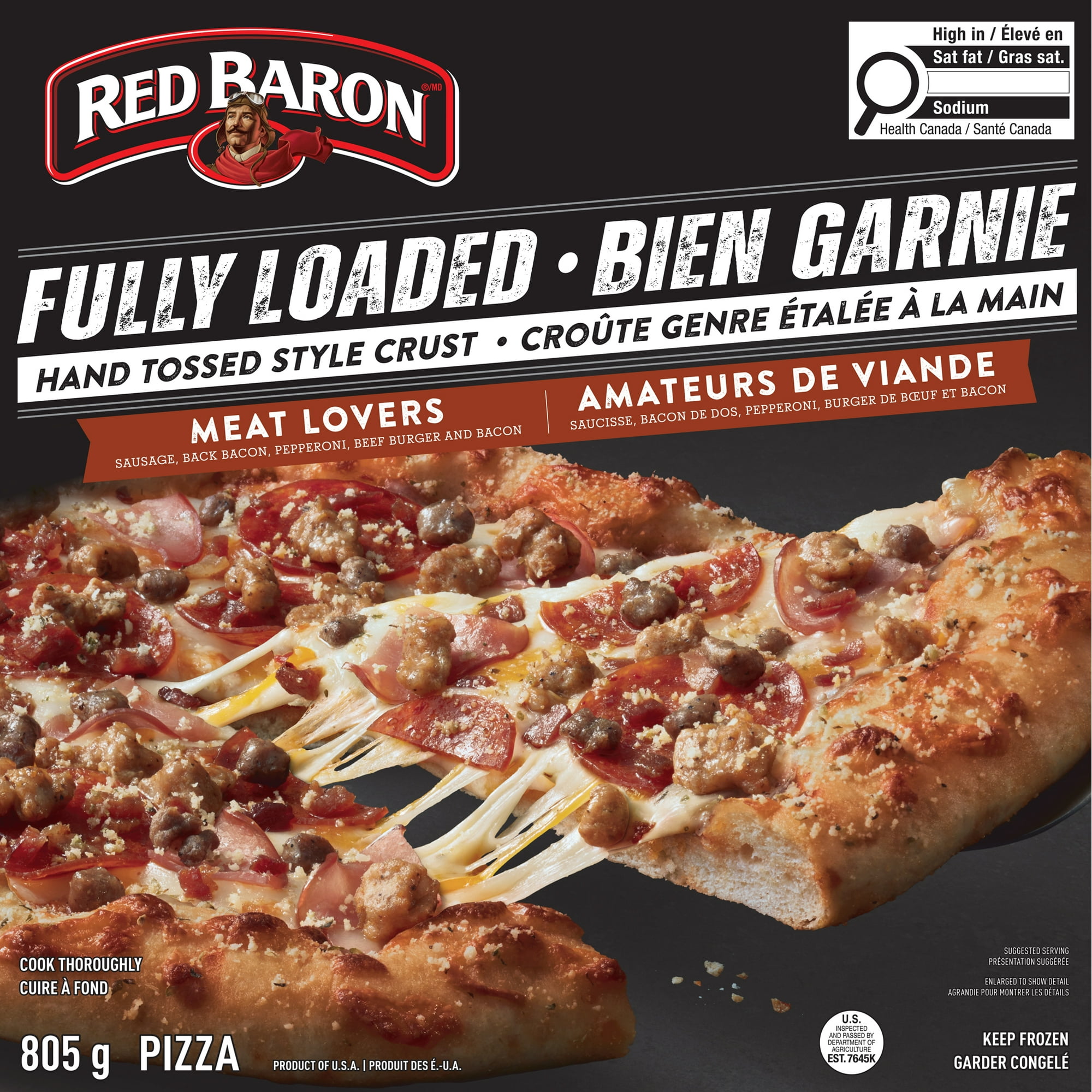 Click here for Red Baron Fully Loaded Hand Tossed Multi Serve Mea... prices