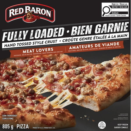 Red Baron Fully Loaded Hand Tossed Multi Serve Meat Lovers, RB FL MT ...