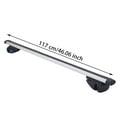 46in SUV Universal Models Side Rail Mounted Aluminum Roof Cross Bars ...