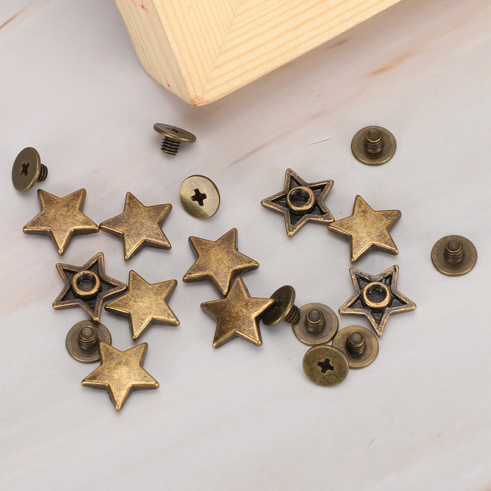 Accesorios para ropa, juego de 50 remaches en forma de estrella ...