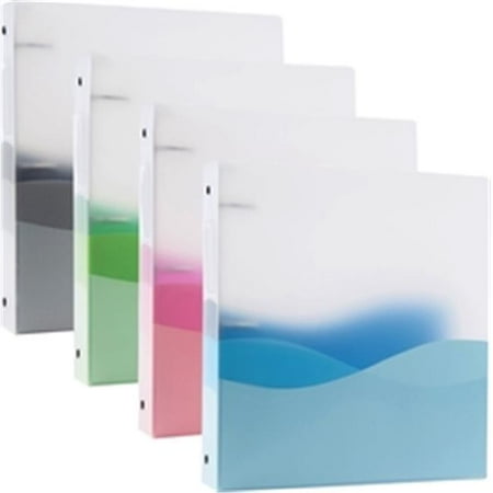 Filexec Products AE64470-4 1 in. Wave Poly Ring Binder | Walmart Canada