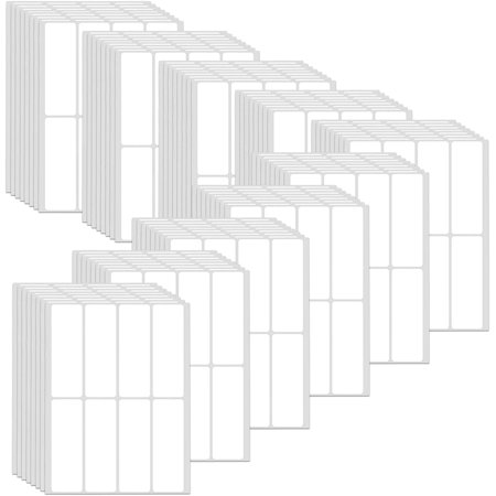 640 Pieces Rectangular Color Coding Label Stickers 3 x 1 inch Color ...