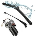 KEMIMOTO 12V Electric Windshield Wiper Kit for Polaris RZR Ranger 900 ...