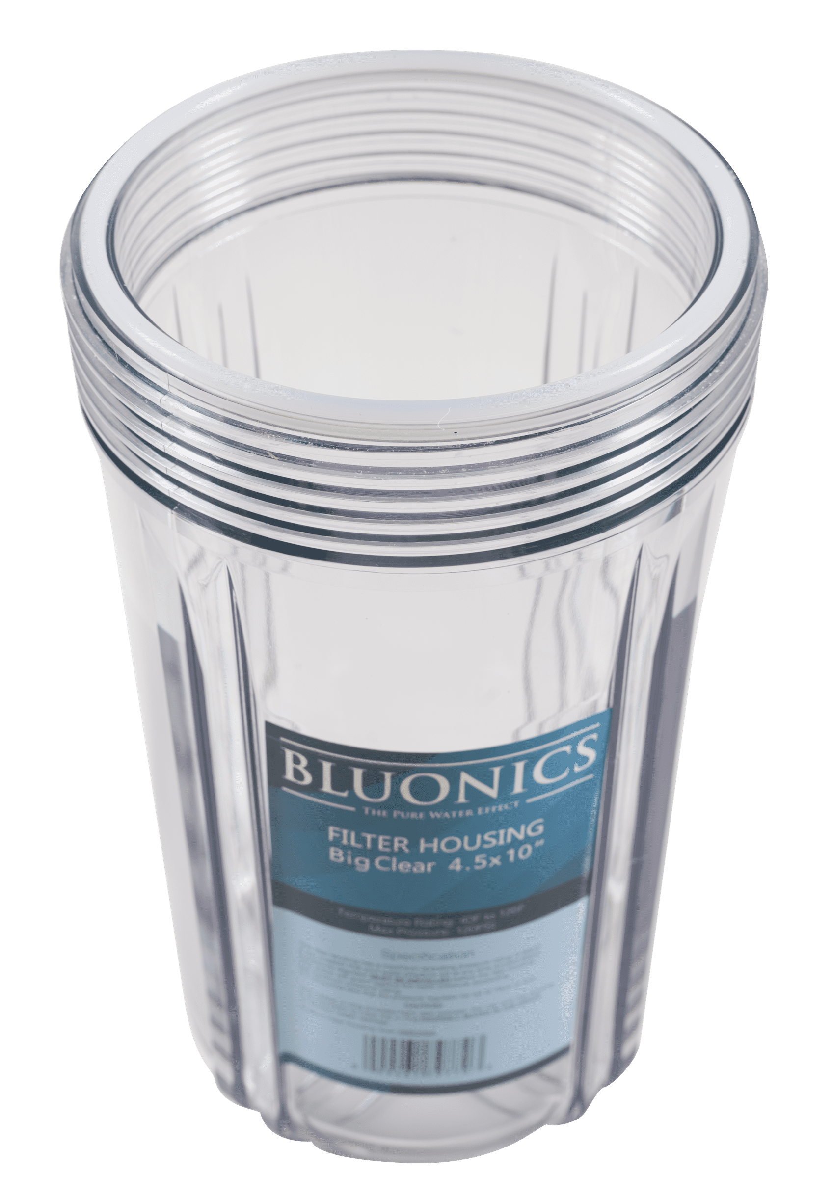 Buy 20 inch Whole House Big Blue Clear Transparent Water Filter Housing ...