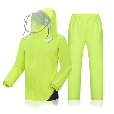 New adult split raincoat rain pants suit motorcycle riding rain fashion ...