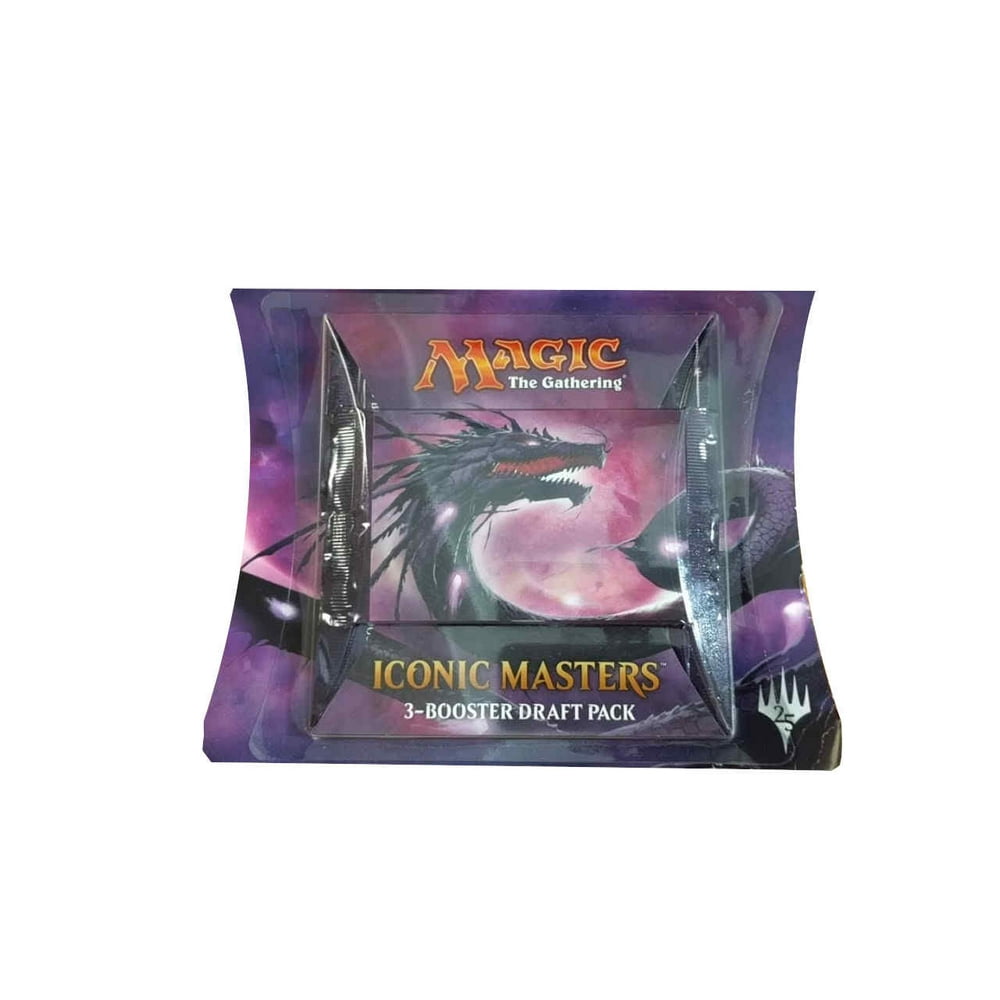 Magic: The Gathering- Iconic Masters 3 Pack Booster Double Blister ...