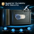 SRWTRCHRY 1.2 Cu. ft. Safe Box,Keys & Digital Keypad Lock, Home Safe ...