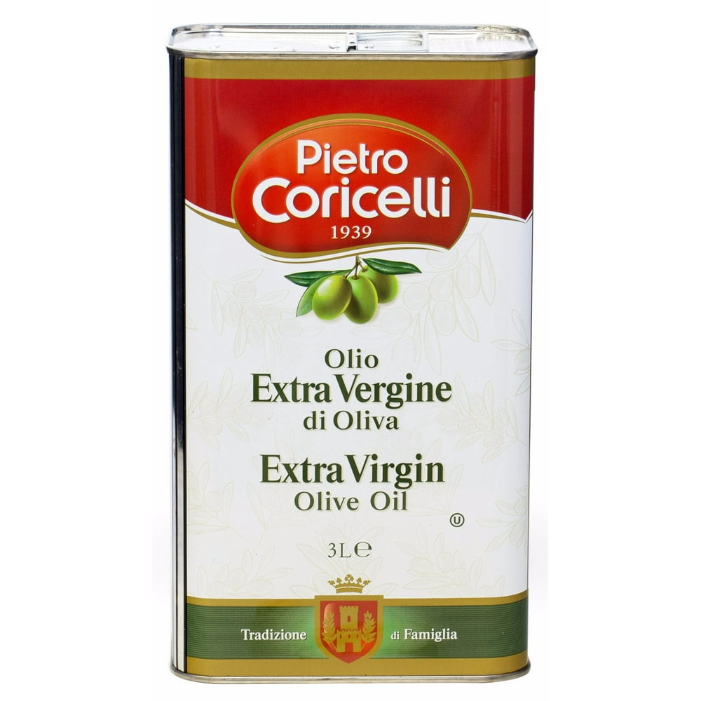 Extra Virgin Olive Oil (Pietro Coricelli) 3 L (101 oz) - Walmart.com ...