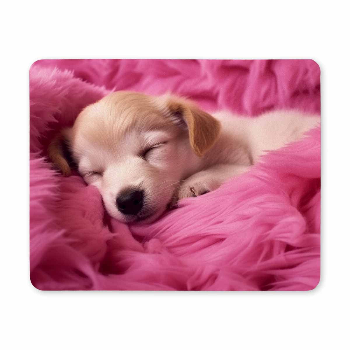 Gaming Mouse Pad Pink,Baby Puppies Personality Desings Mouse Pad 9.5X7 ...