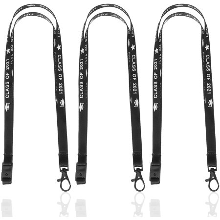 Class of 2021 Lanyard Key Chain with Safety Breakaway Graduation ...