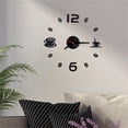 Nywaba DIY Roman Numbers Acrylic Mirror Wall Sticker Clock Home Decor ...