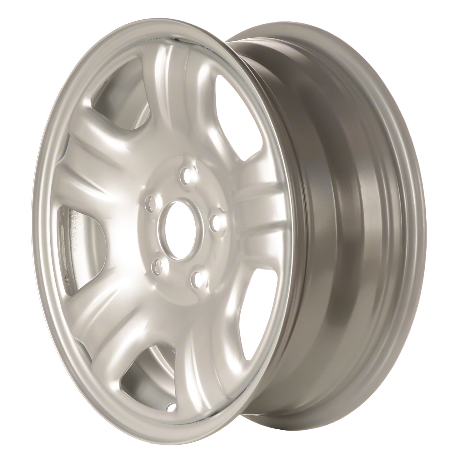 16 X 6 Reconditioned OEM Steel Wheel, Silver, Fits 1998-2000 Toyota ...