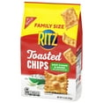 RITZ Toasted Chips Sour Cream and Onion Crackers, Family Size, 11.4 oz ...