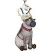 7.5ft Disney Olaf & Sven in Christmas Scene Inflatable Decoration ...