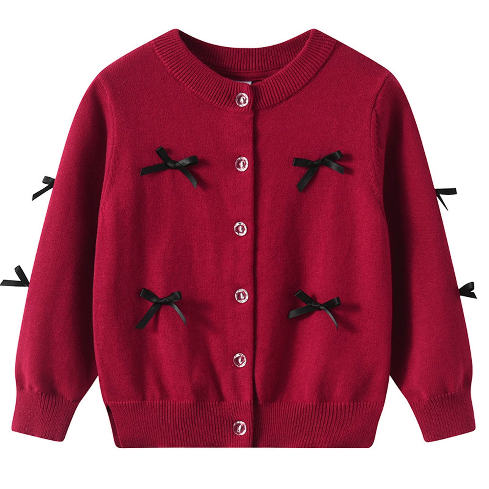 Click here for Lovzfmll Girls Fall & Winter Solid Color Cardigan... prices