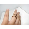 14k Rose Gold Fill Splint Ring | Adjustable Mallet Finger and ...