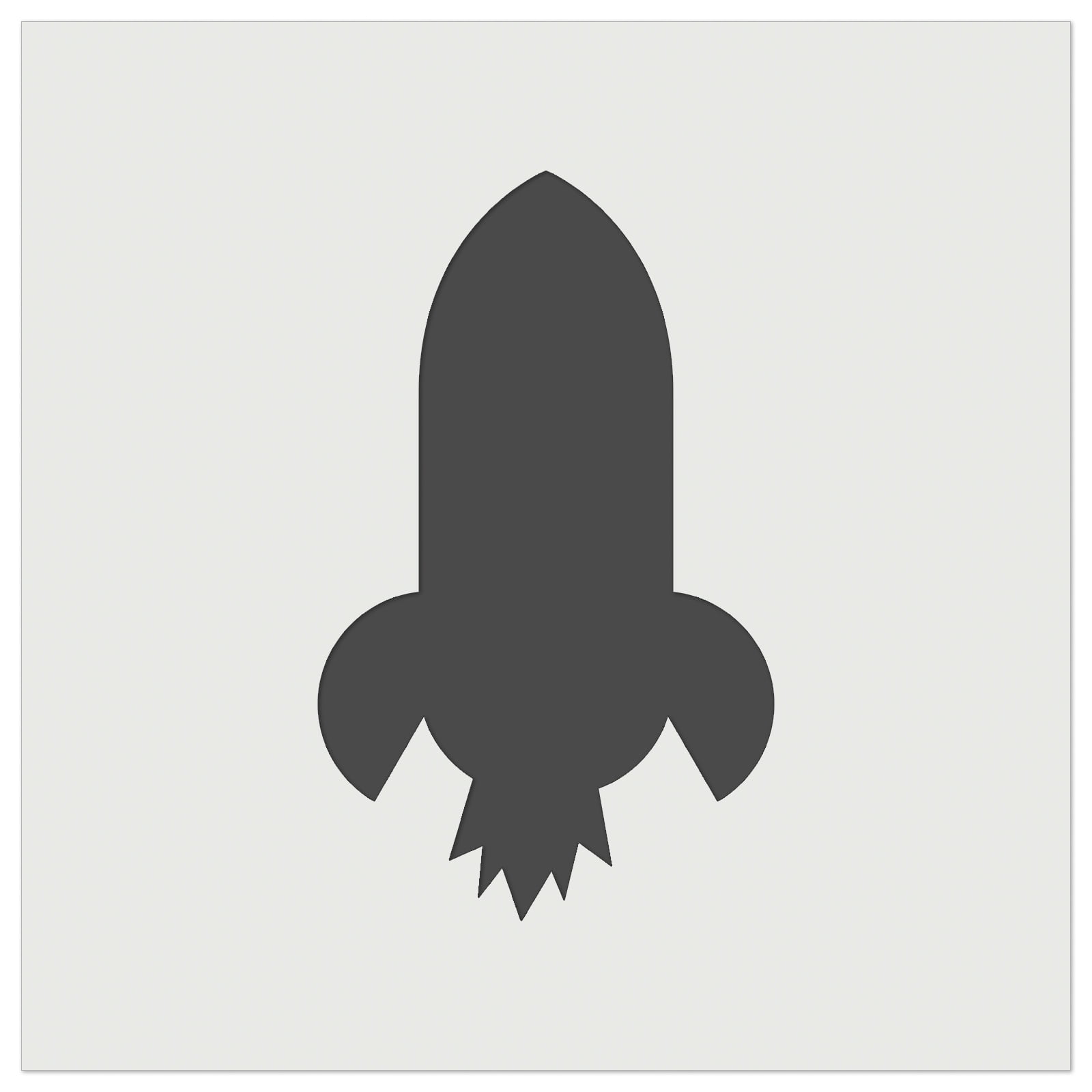 Rocket Ship Doodle DIY Cookie Wall Craft Stencil - 5.5 Inch - Walmart.com