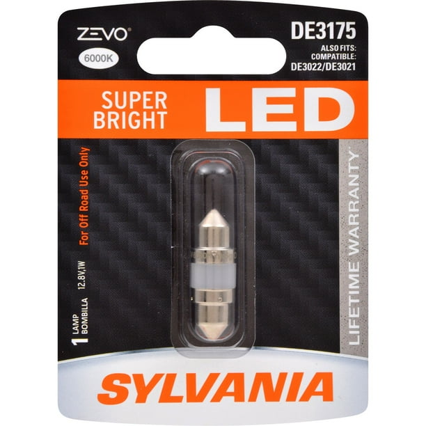 SYLVANIA ZEVO DE3175 31mm Festoon White LED Bulb - Walmart.com ... SYLVANIA ZEVO DE3175 31mm Festoon White LED Bulb - Walmart.com ...