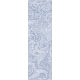 Addison Rugs Mayfield Washable Transitional Paisley Denim Runner Rug, 2 ...