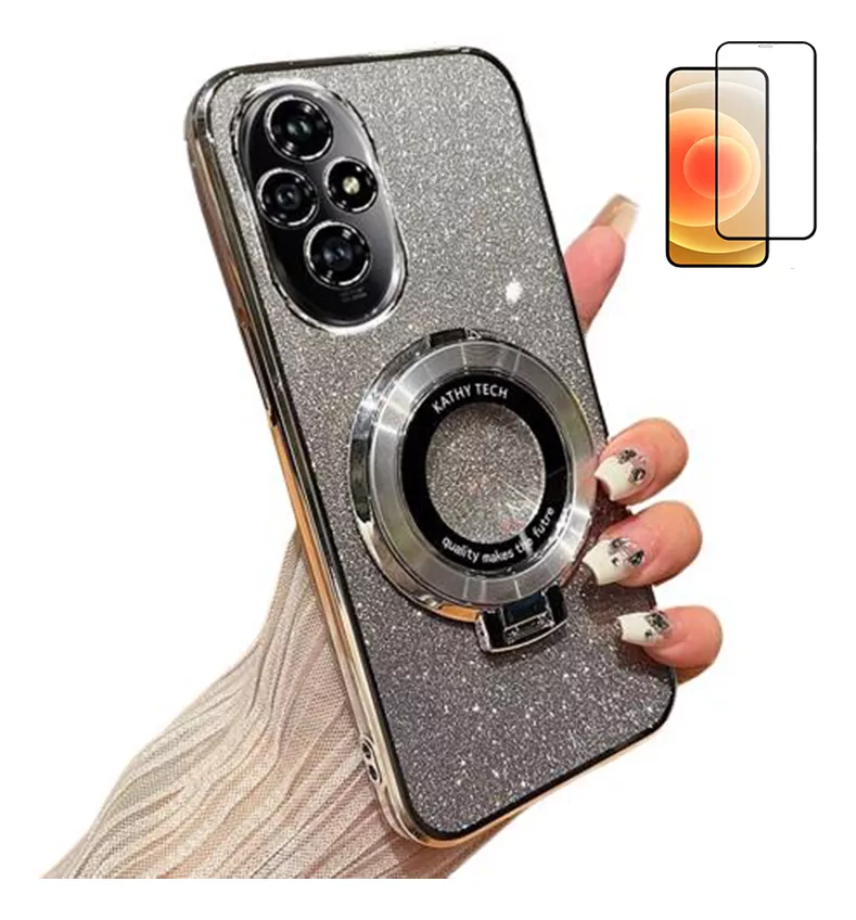 Funda Para Honor 200 Pro 5g Polvo Flash Magnetico+mica | Walmart en línea