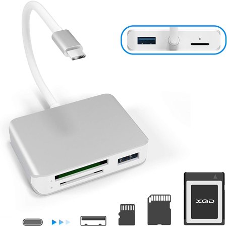 XQD Card Reader USB C,XQD/SD/TF Card Reader Type C,Dual USB3.0 Card ...