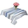 Blue Gray Table Cloth Waterproof Tablecloths, Modern Simple Abstract ...