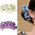Aellinatey Hair Clip With Floral Design Lightweight Plastic Metal For ...