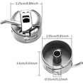 WSNIJFU 4Pcs Sewing Machine Bobbin Case Stainless Steel Bobbin Case for ...