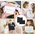 100 Packs Black Blank Greeting Cards with Envelopes 4 x 6 Heavyweight ...