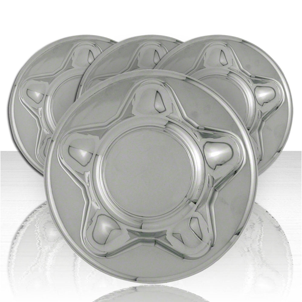 4 Ford F150 CHROME Wheel Center hubcaps Nut Cover for 5 Slot 16 ...