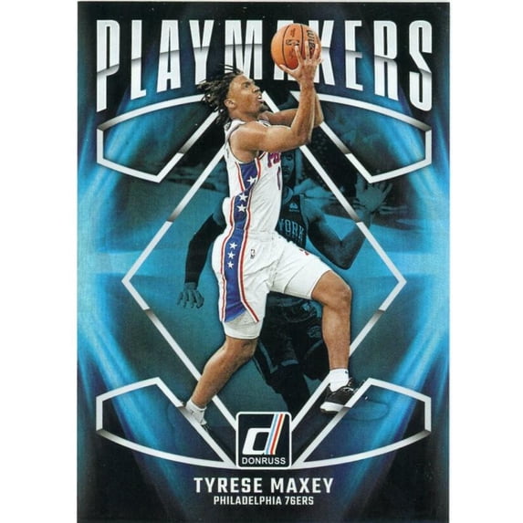 2024-25 DONRUSS PLAYMAKERS #20 TYRESE MAXEY PHILADELPHIA 76ERS ...