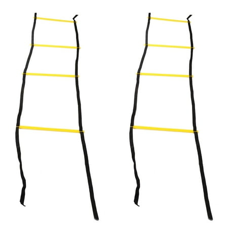 Speed Training Rope Ladder, High Strength Adjustable Rung Spacing ...