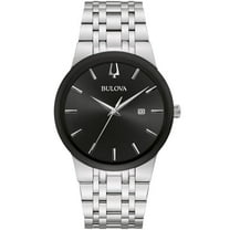 Bulova Futuro Quartz Black Dial Men's Watch - 96B368 - Walmart.com