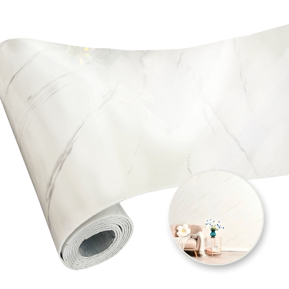 Rollo Mármol De Pvc Autoadherible 1.8m2 2.39mm, MARMOL CALACATTA ...