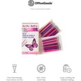 OfficeGoods Gel Pen Refills 24 Pink and Purple Ink Pen Cartridges in ...