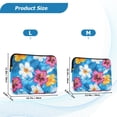 Colorful Hibiscus Flowers Hawaii Quilted Laptop Protective Cases ...
