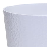 Bath Bliss 2 Pack 10 Liter Plastic Hammered Textured Bathroom ...