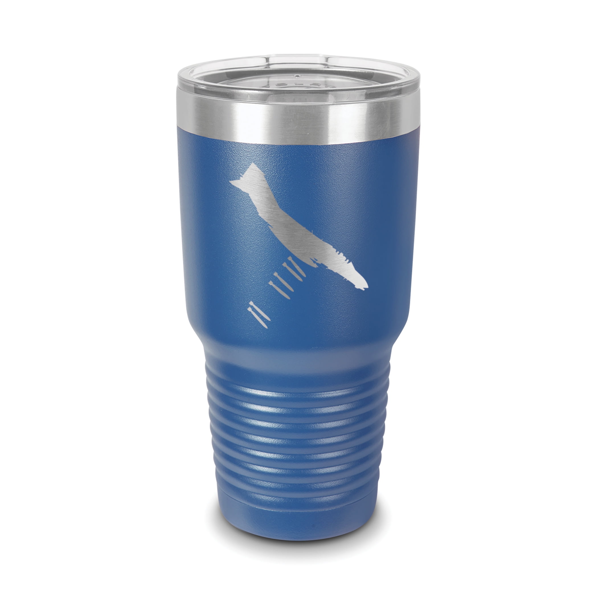 F-4 Phantom Dropping Bombs Tumbler 30 oz - Laser Engraved w/ Clear Lid ...