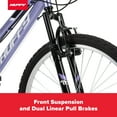 "Huffy 24"" Rock Creek 18-Speed Girls Mountain Bike for Women, Purple Lilac, Ideal for Ages 13 ...
