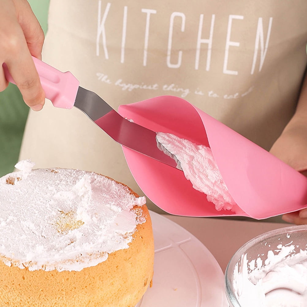 Click here for Oulii 3pcs Pink Silicone Frosting Bag Reusable Pip... prices