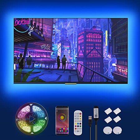 Gracerg LED TV Backlight Smart DIY Timing TV Backlights with APP ...