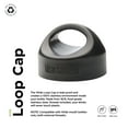Klean Kanteen Stainless Steel Wide Mouth Loop Cap, Screw On Water ...
